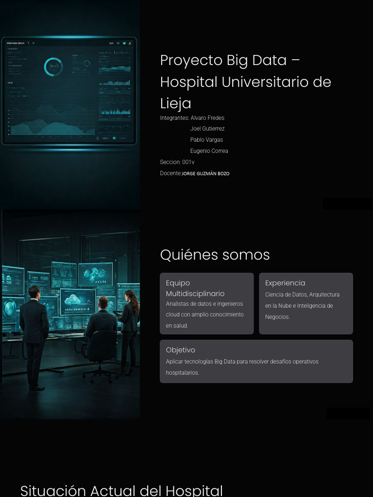 Proyecto Big Data Hospital Universitario de Lieja | PDF | Big Data | Computación en la nube
