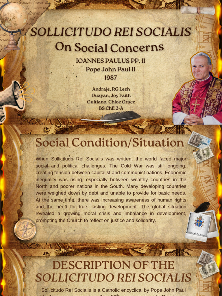 Sollicitudo Rei Socialis Overview | PDF | Poverty | Poverty & Homelessness