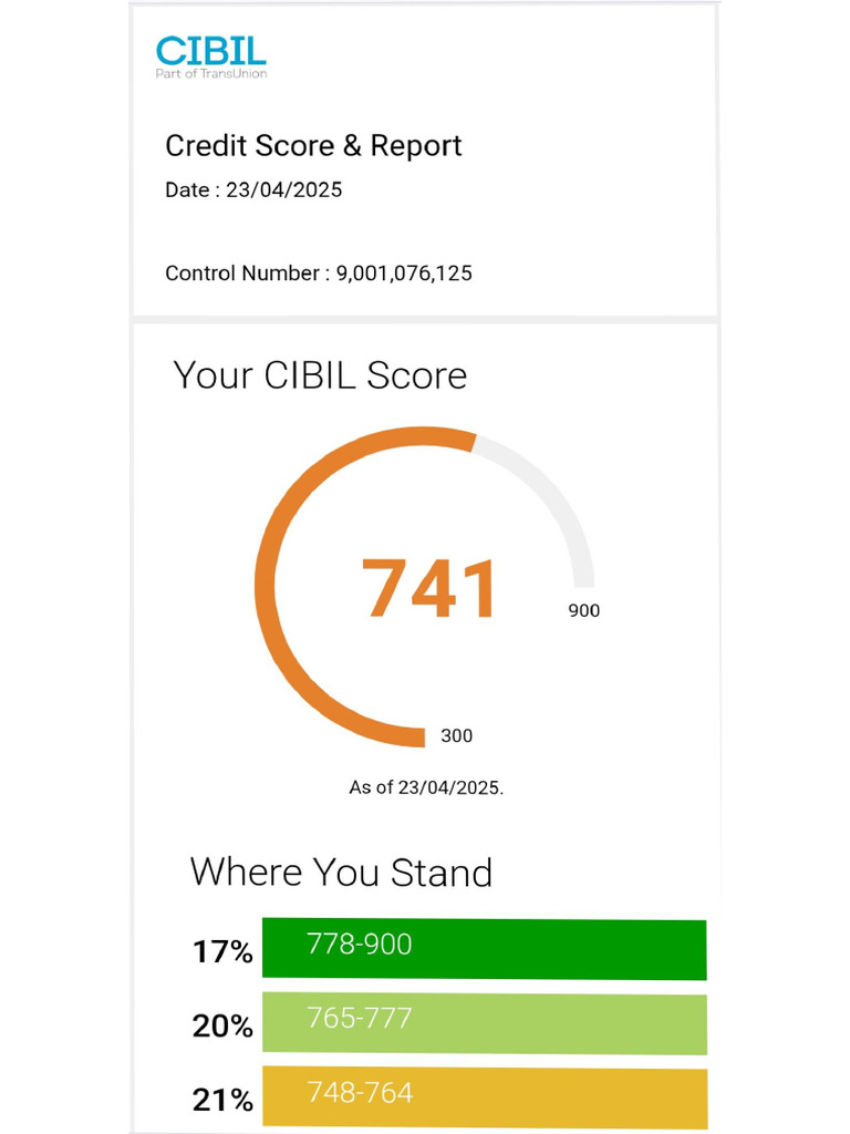 Cibil Report Tilok | PDF
