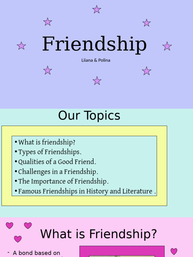 Friendship | PDF