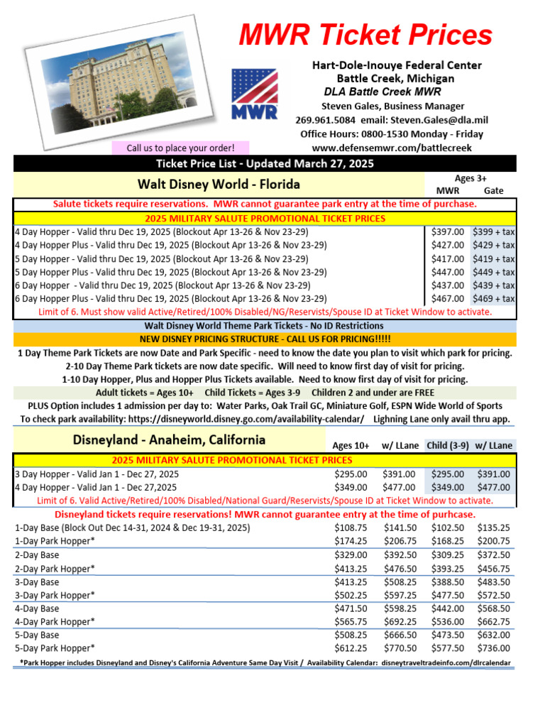 Itr Price List 26march2025 | PDF | Amusement Park Companies | Amusement ...