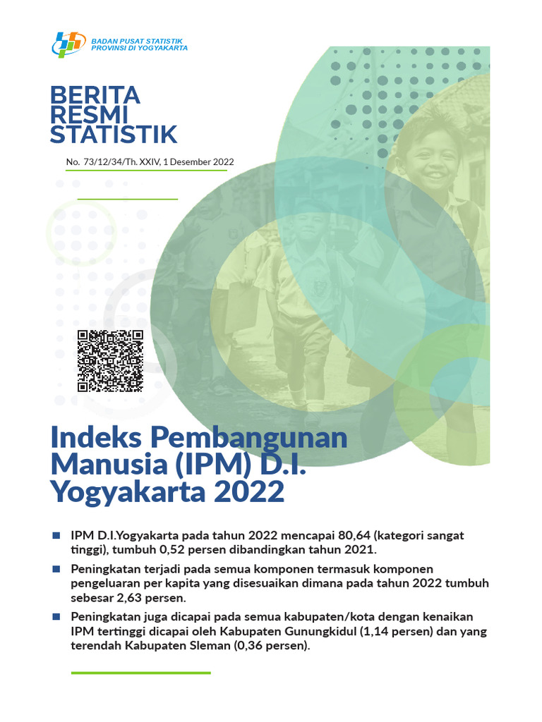 IPM D.I. Yogyakarta 2022: Peningkatan dan Analisis | PDF