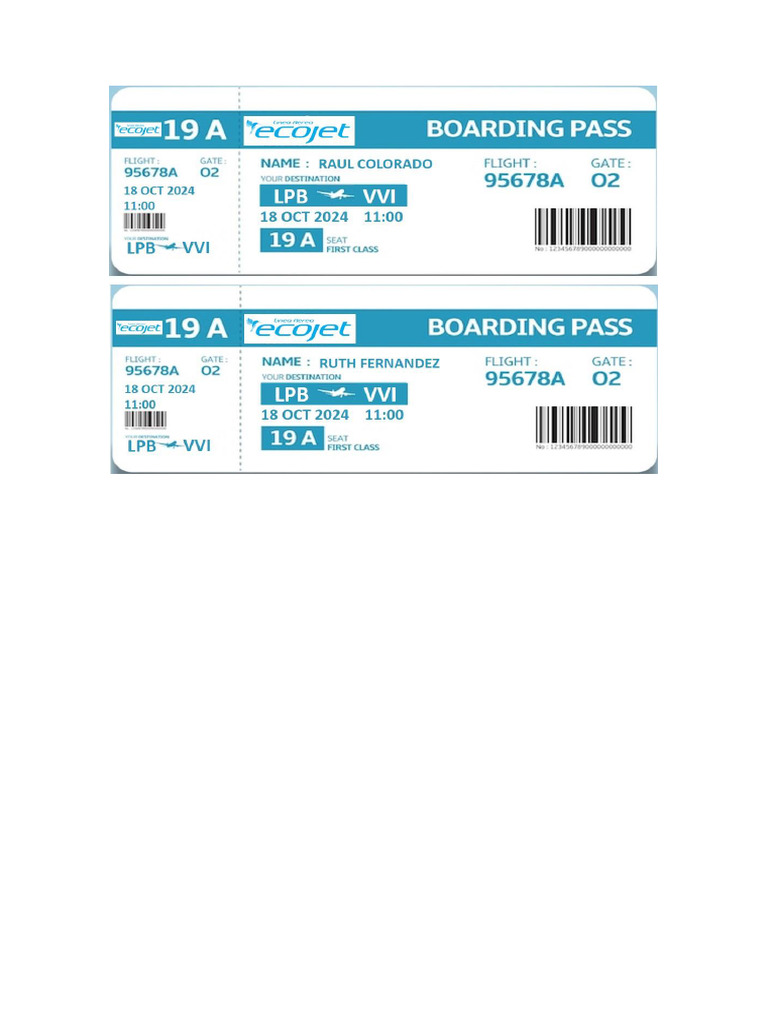 Boarding Pass | PDF