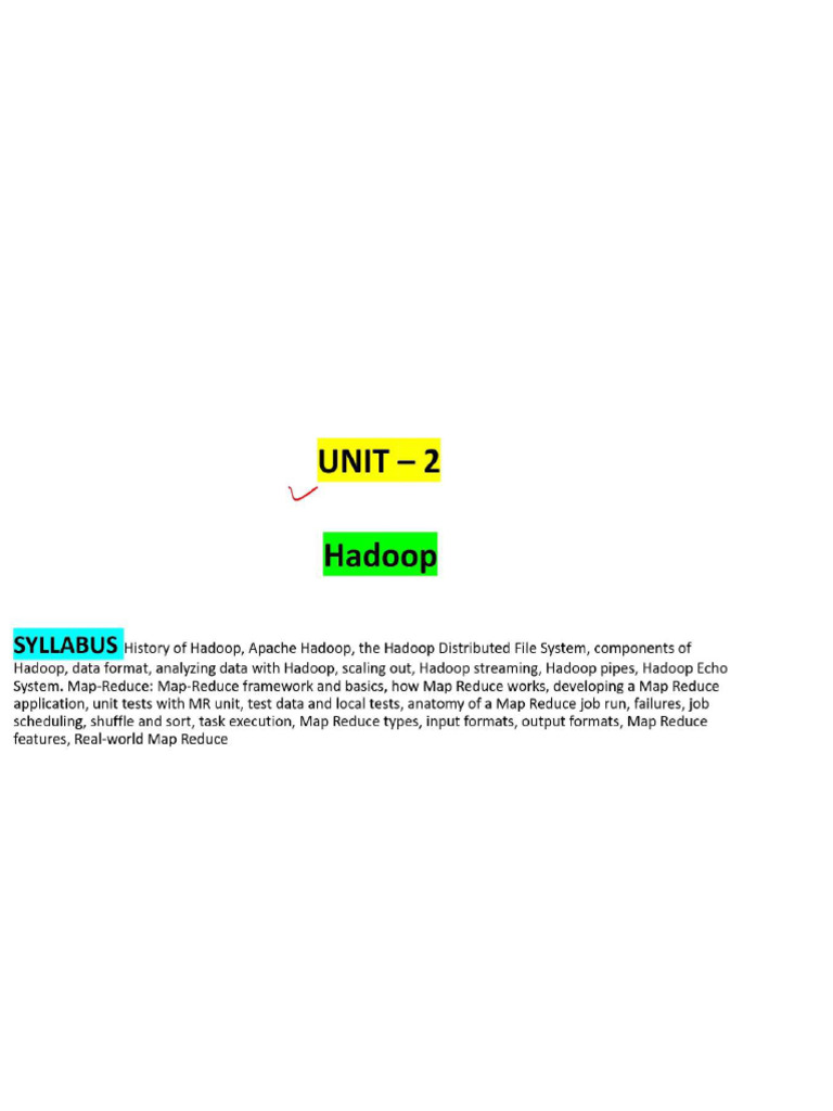 Unit 2 Big Data | PDF