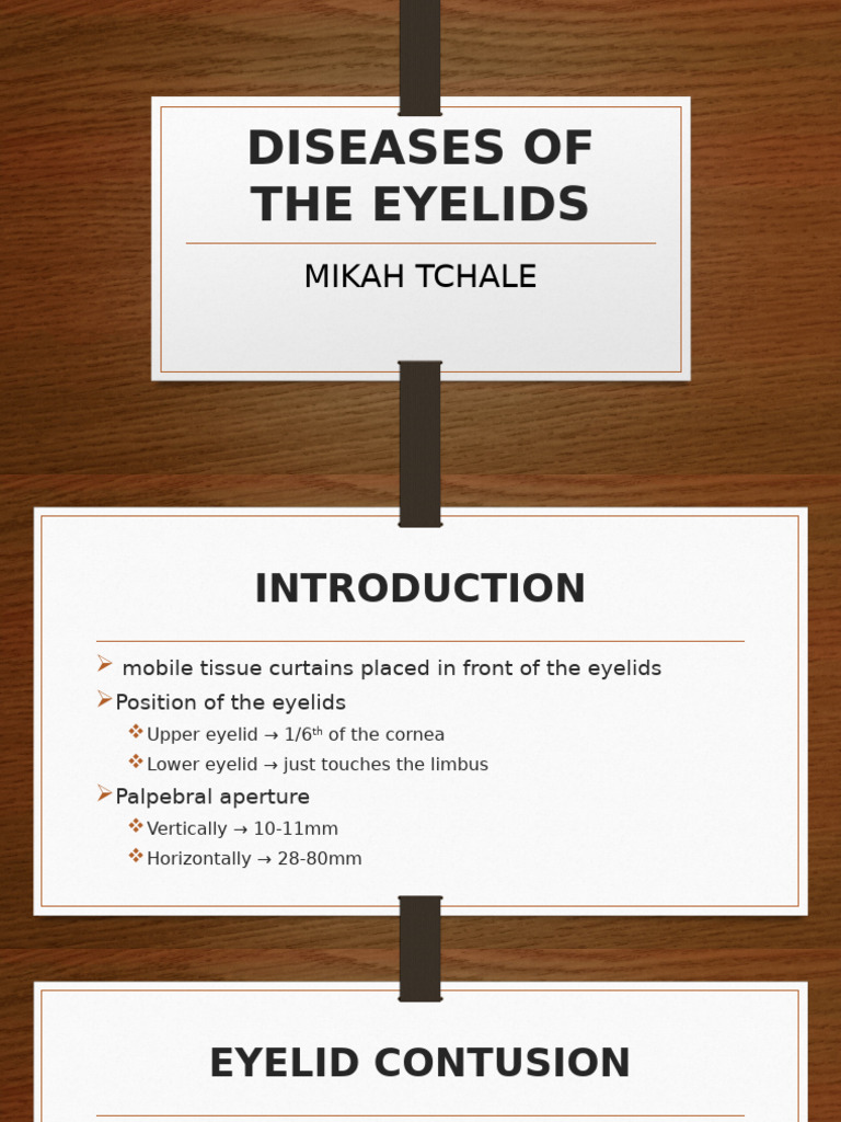 DISEASES_OF_THE_EYELIDS | PDF | Diseases And Disorders | Medical ...