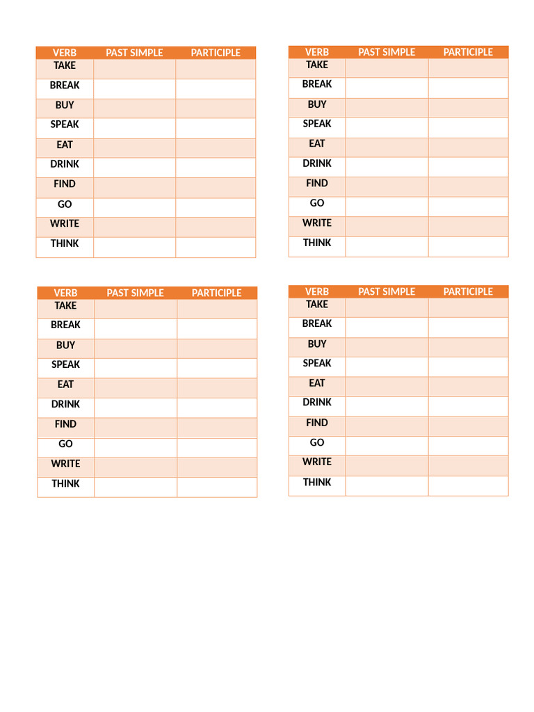 VERBS- J3 | PDF