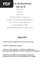 2 - Les Étapes de L'analyse Biochimique | PDF | Sang | Chimie analytique