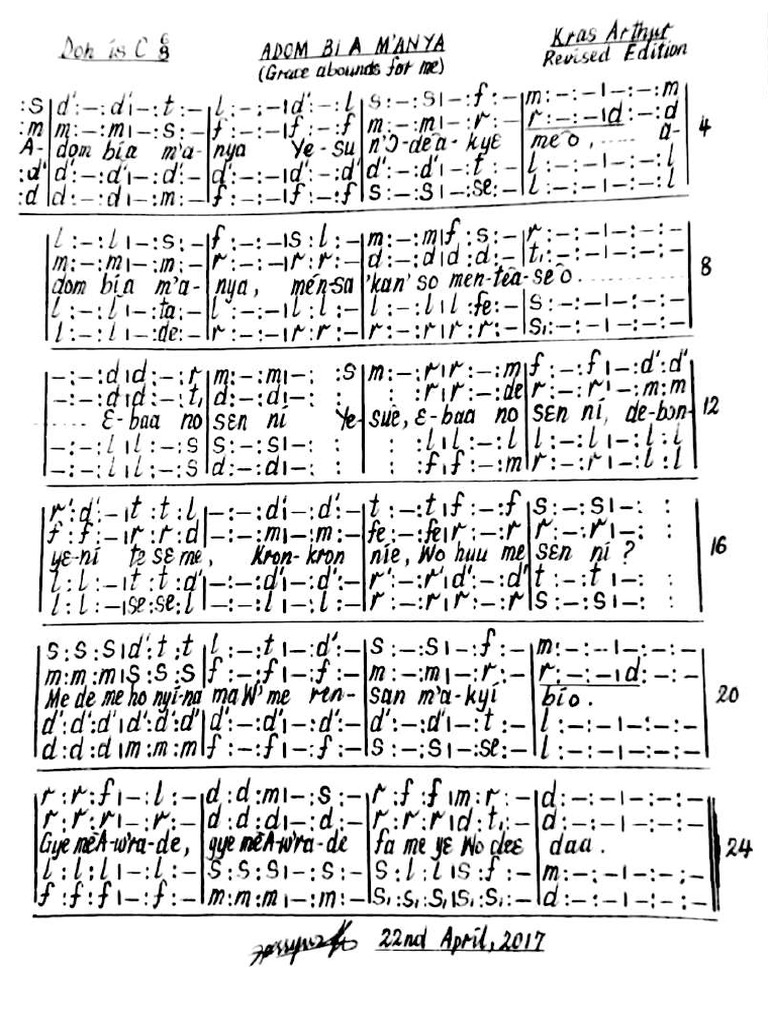 Adom Bi A M'anya - Kras Arthur-1 | PDF