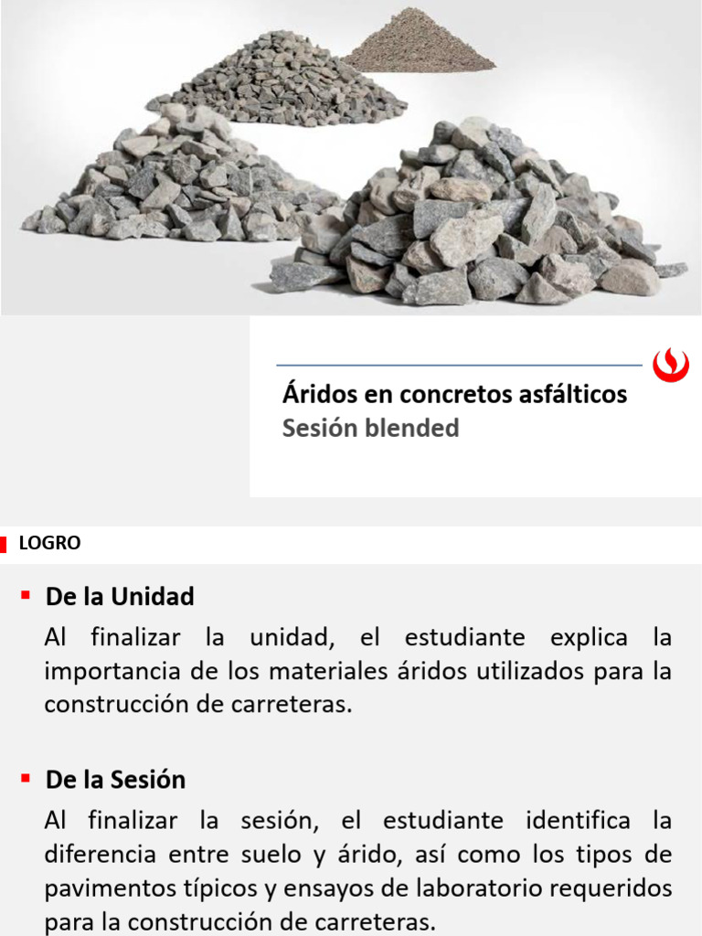 Importancia de los áridos en pavimentos | PDF | Hormigón | Materiales