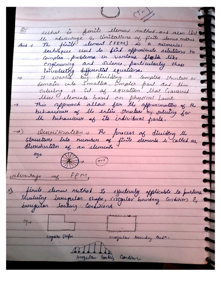 Fem Class Notes | PDF