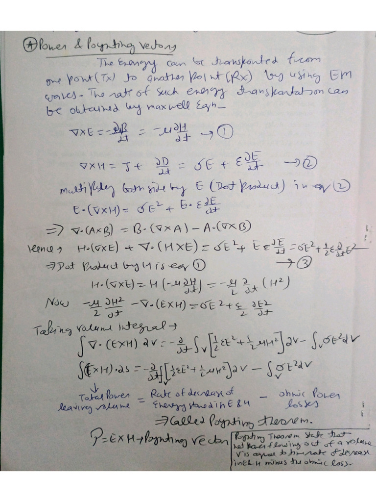 Poynting Vector | PDF