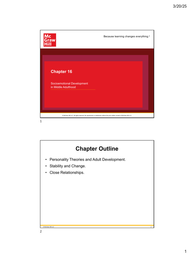 Santrock LSD 19e Ch16 PPT ACCESS With 2 Slides | PDF | Grandparent | Divorce