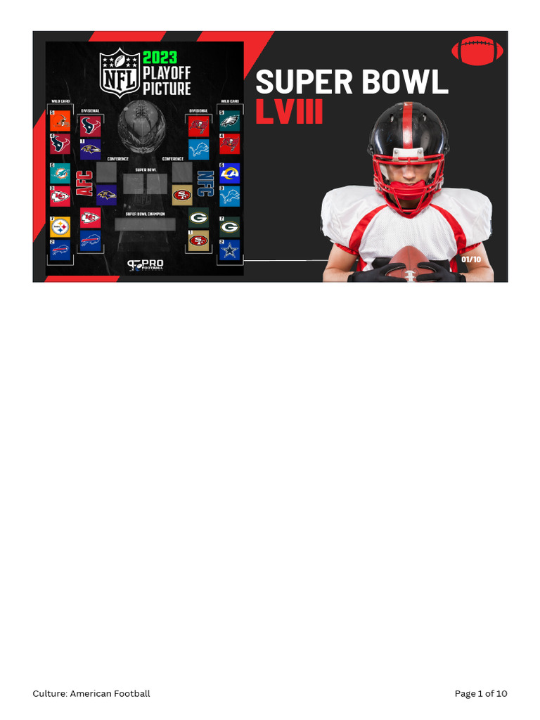 Culture American Football | PDF | Super Bowl | American Football