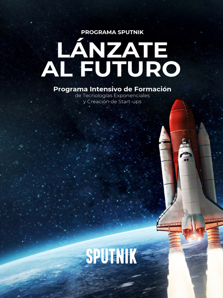 Flyer Sputnik 2025 | PDF | Empresa de inicio | Pequeñas empresas y emprendedores