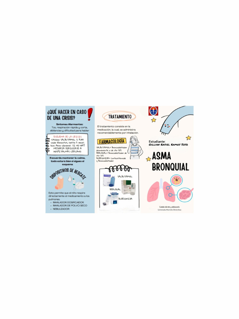 Asma Bronquial Formato Documento | PDF