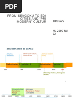 Timeline of Japan's Shogunate Period | PDF | Shogun | Samurai