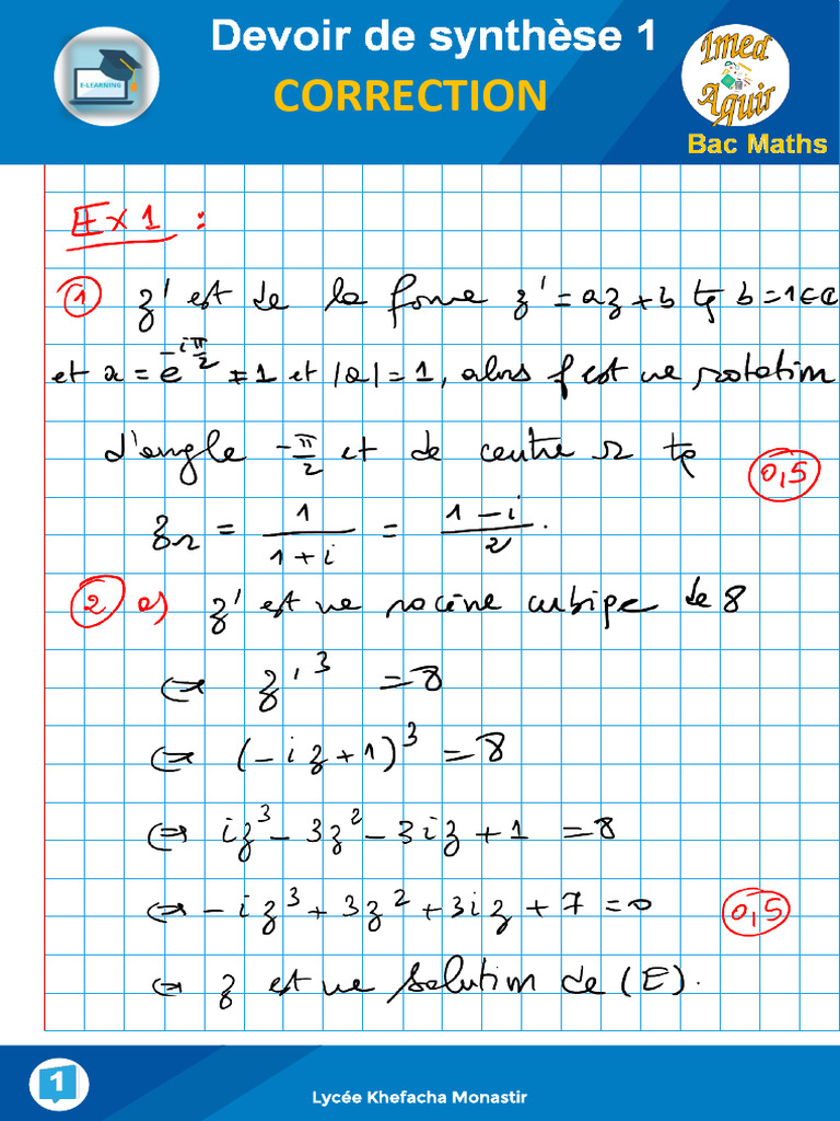 Correction DS1 | PDF
