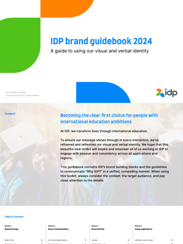 IDP Guidebook 2024 | PDF | Brand | Communication