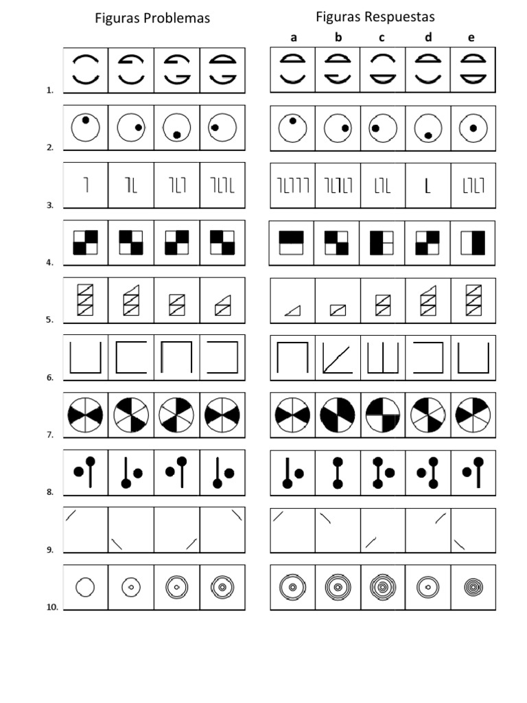 Test de Serie de Figuras | PDF