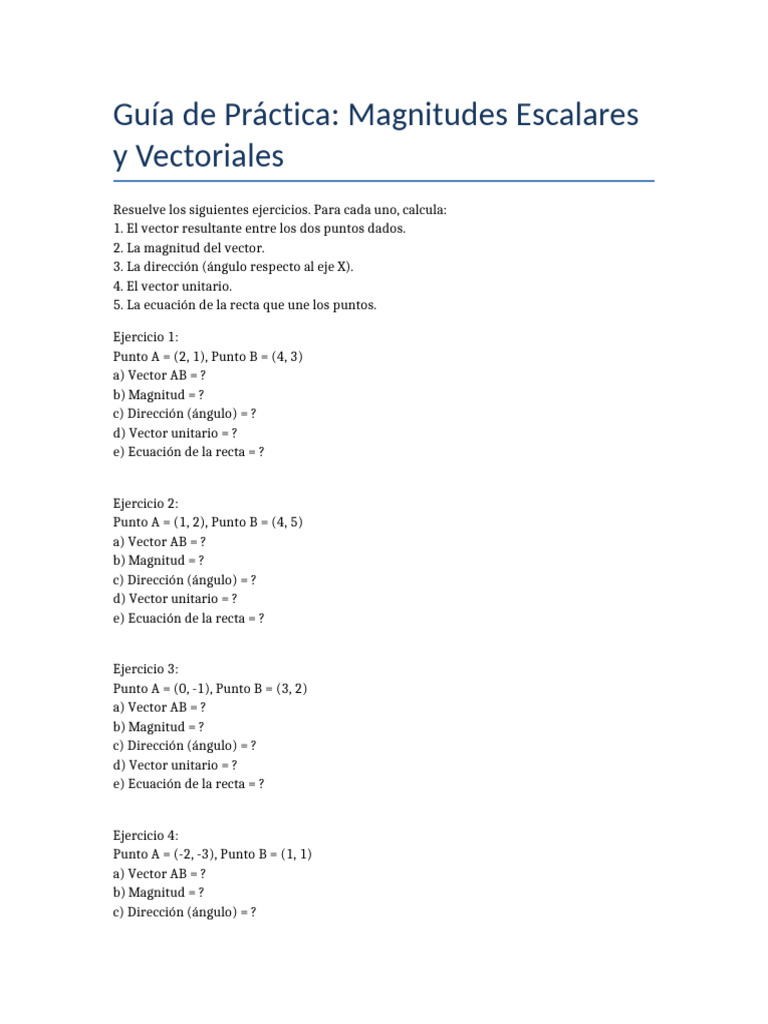 Guía_Magnitudes_Vectoriales | PDF