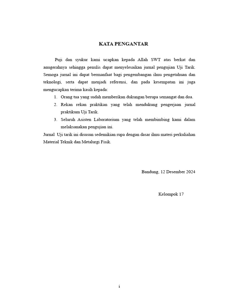 Jurnal Uji Tarik | PDF
