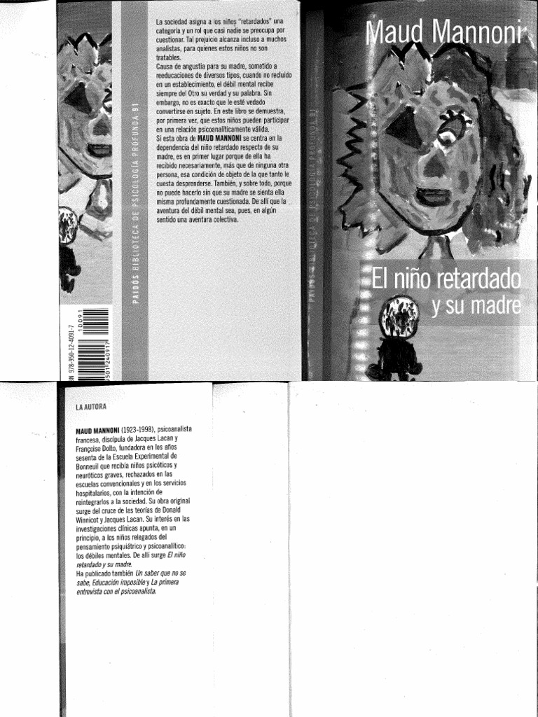 Libro El Niño Retardado y Su Madre | PDF