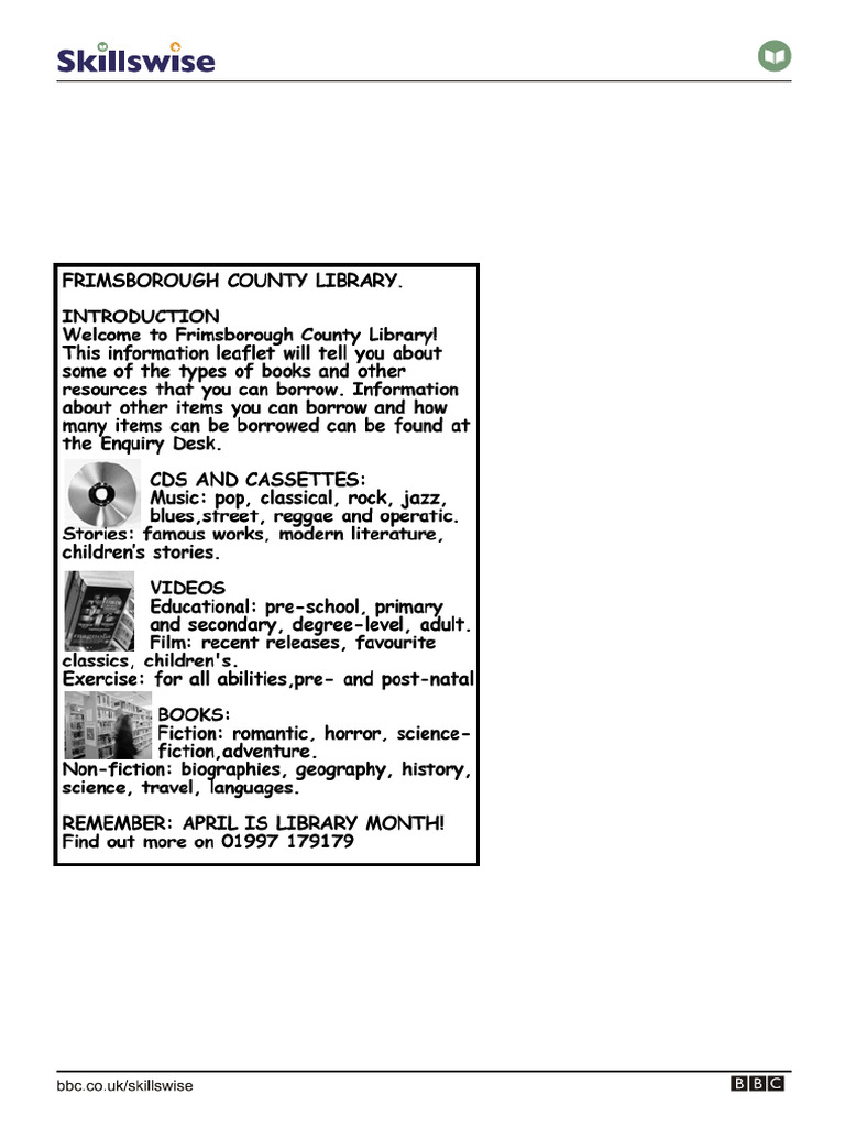 Students Copy Skimming and Scanning Worksheet | PDF | Phobia | Fear