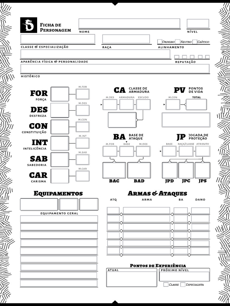 OD2 - Ficha Padrão | PDF