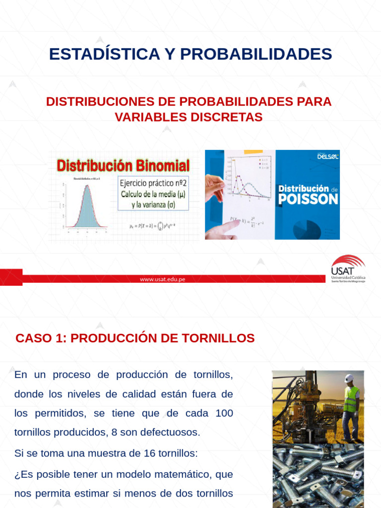 Distribuciones de Probabilidad Discretas | PDF | Distribución de probabilidad | Variable aleatoria