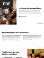 Signification de la Fête d'Achoura au Maroc | PDF | Maroc