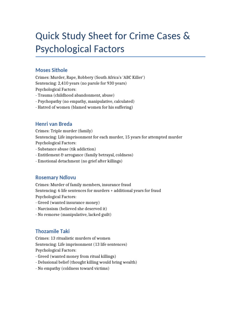 Crime_Cases_Study_Sheet | PDF