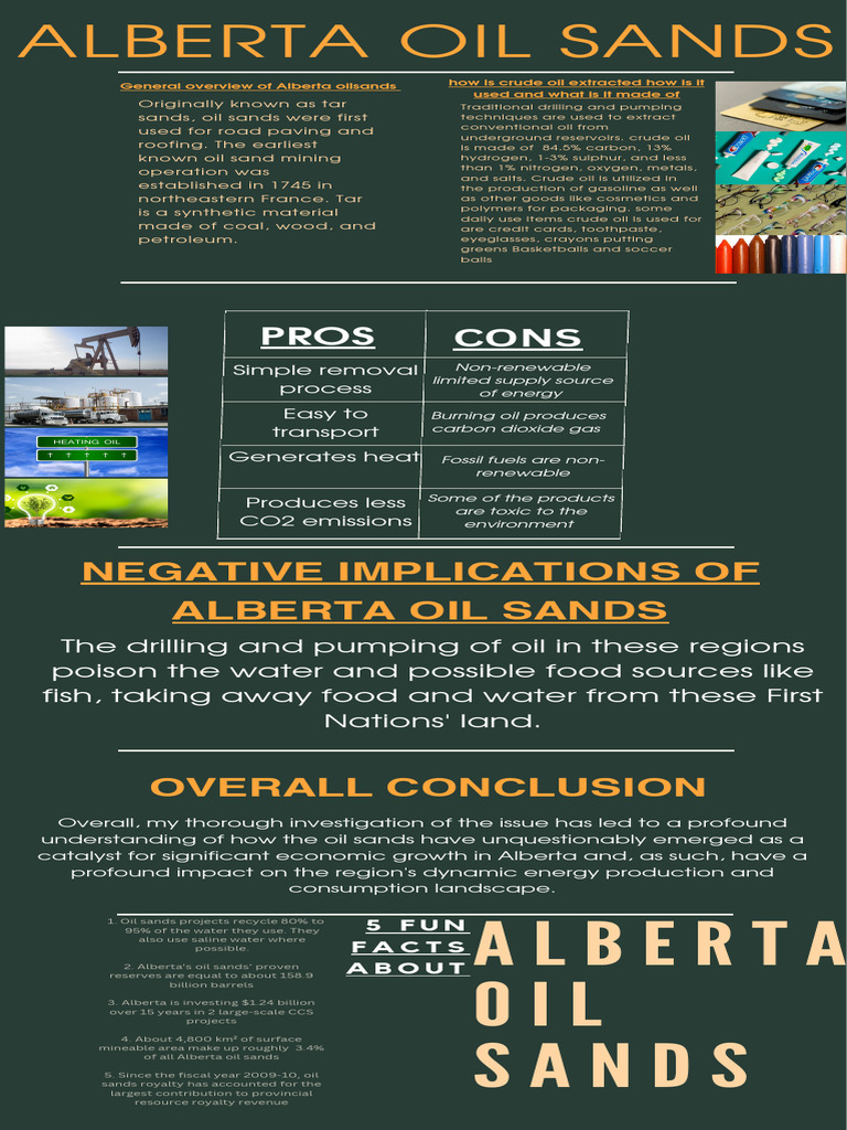 Overview of Alberta Oil Sands Impact | PDF | Petroleum | Oil Sands