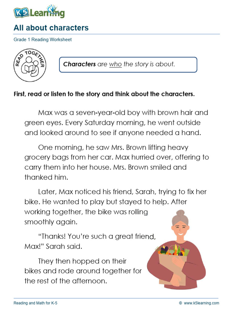 Grade 1 Characters Bwo | PDF
