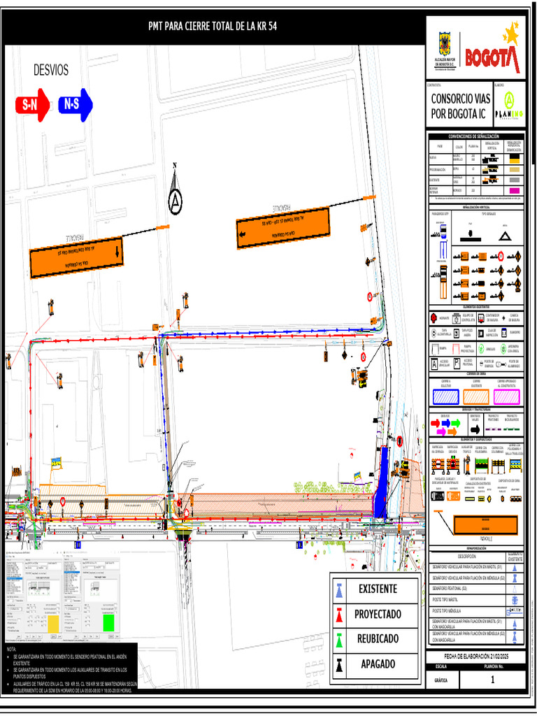 Consorcio Vias Por Bogota - Cierre Total KR 54 v2 | PDF | Transporte ...
