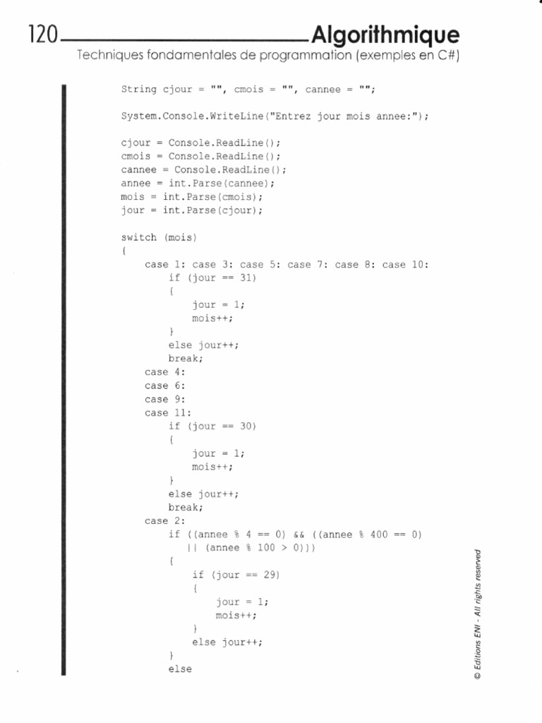 Wiley Algorithmique Programmation Cscharp - Partie62 | PDF