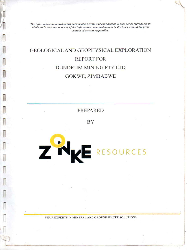 Geological Exploration Report | PDF