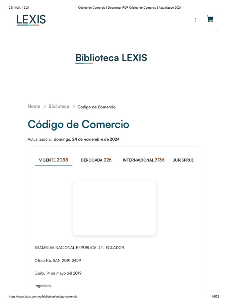 Código de Comercio - Descargar PDF Código de Comercio - Actualizado ...