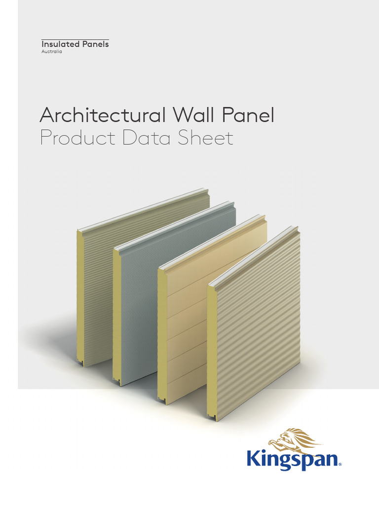 Kingspan Pir Architecural Wall Panel Data Sheet en Au | PDF ...