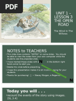 Unit 1 - Lesson 1 The River Bank Part 1: The Wind in The Willows | PDF ...
