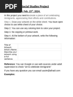 5th Grade State Float Project Guide | PDF | Cognitive Science | Cognition