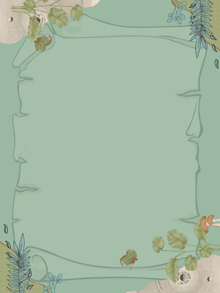 Green and Beige Illustrated Nature Page Boder Document A4 - 20250518 ...