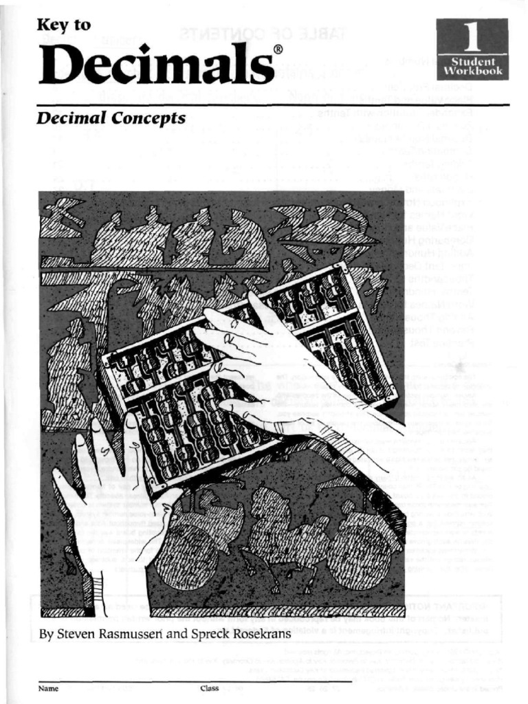 Key To - Decimals Books 1 - 4 | PDF