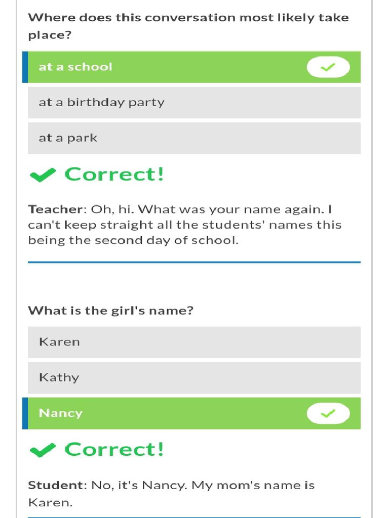 Listening Practice-Rizzo Alfaro Freddy | PDF