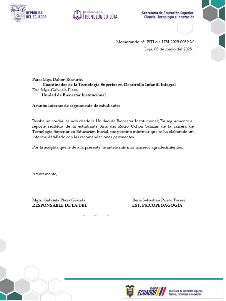 MEMORANDO_ANA 1_merged | PDF | Inteligencia | Evaluación