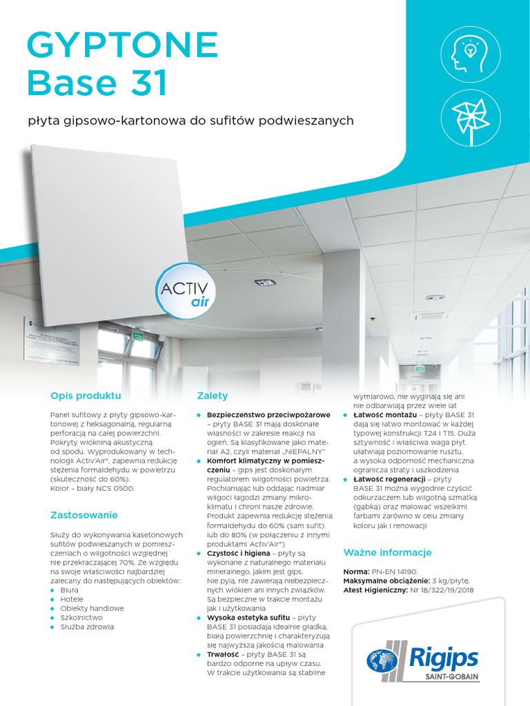 KT GYPTONE BASE 31 GYPTONE Base 31 | PDF