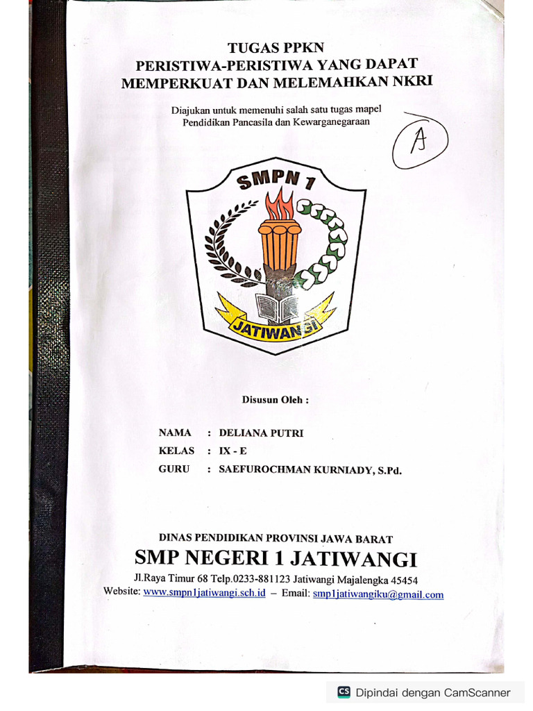 Contoh Kliping PPKN Kls 9 | PDF