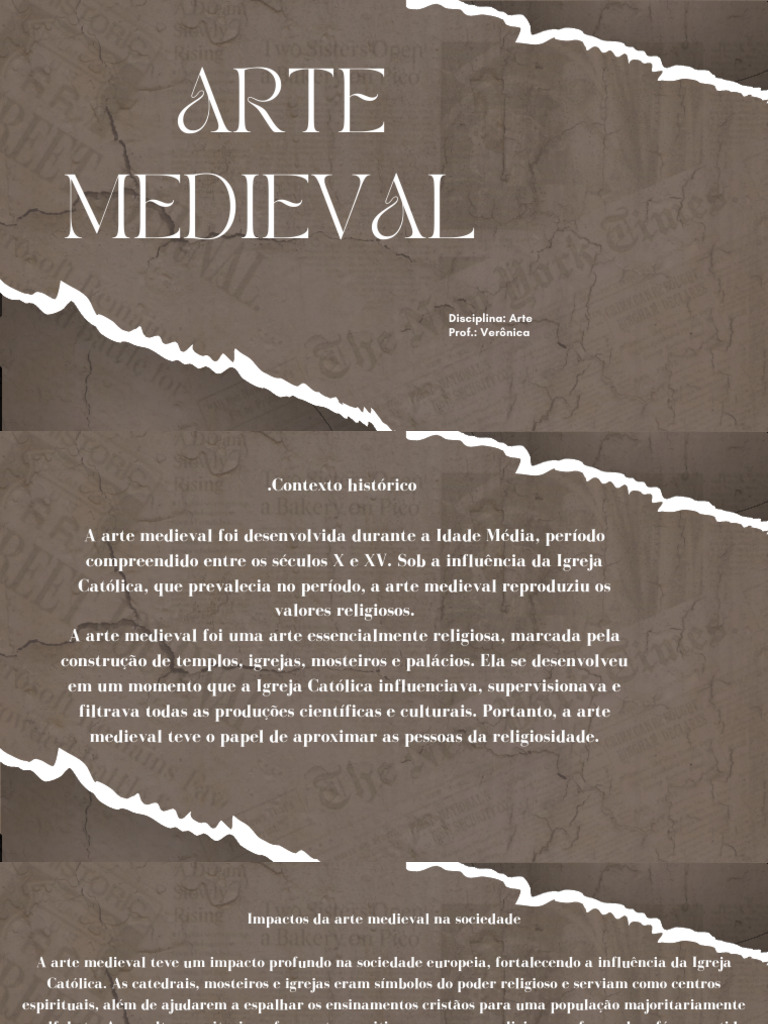 Impacto da Arte Medieval na Sociedade | PDF | Arte medieval | Idade Média