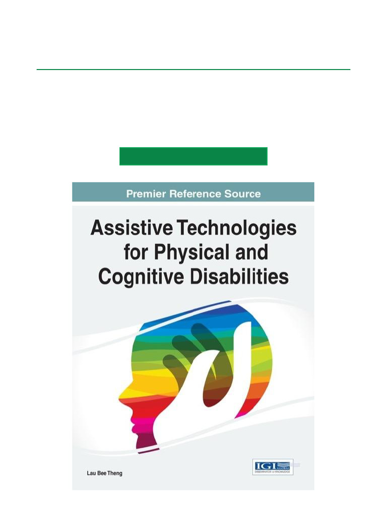 (E-Book PDF) Assistive Technologies For Physical and Cognitive ...