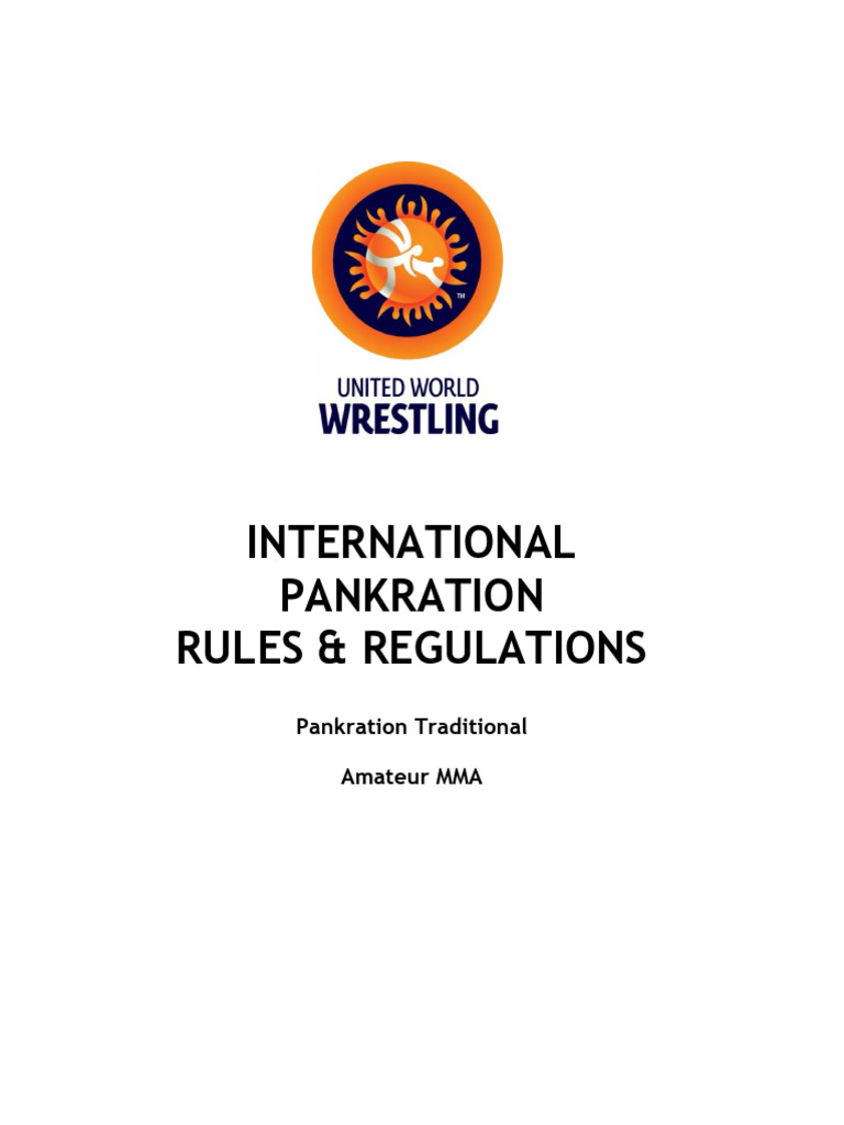 Rules Pankration Trad Amateur Mma | PDF | Referee | Sports