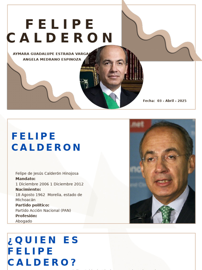 Felipe Calderon | PDF | México | Gobierno